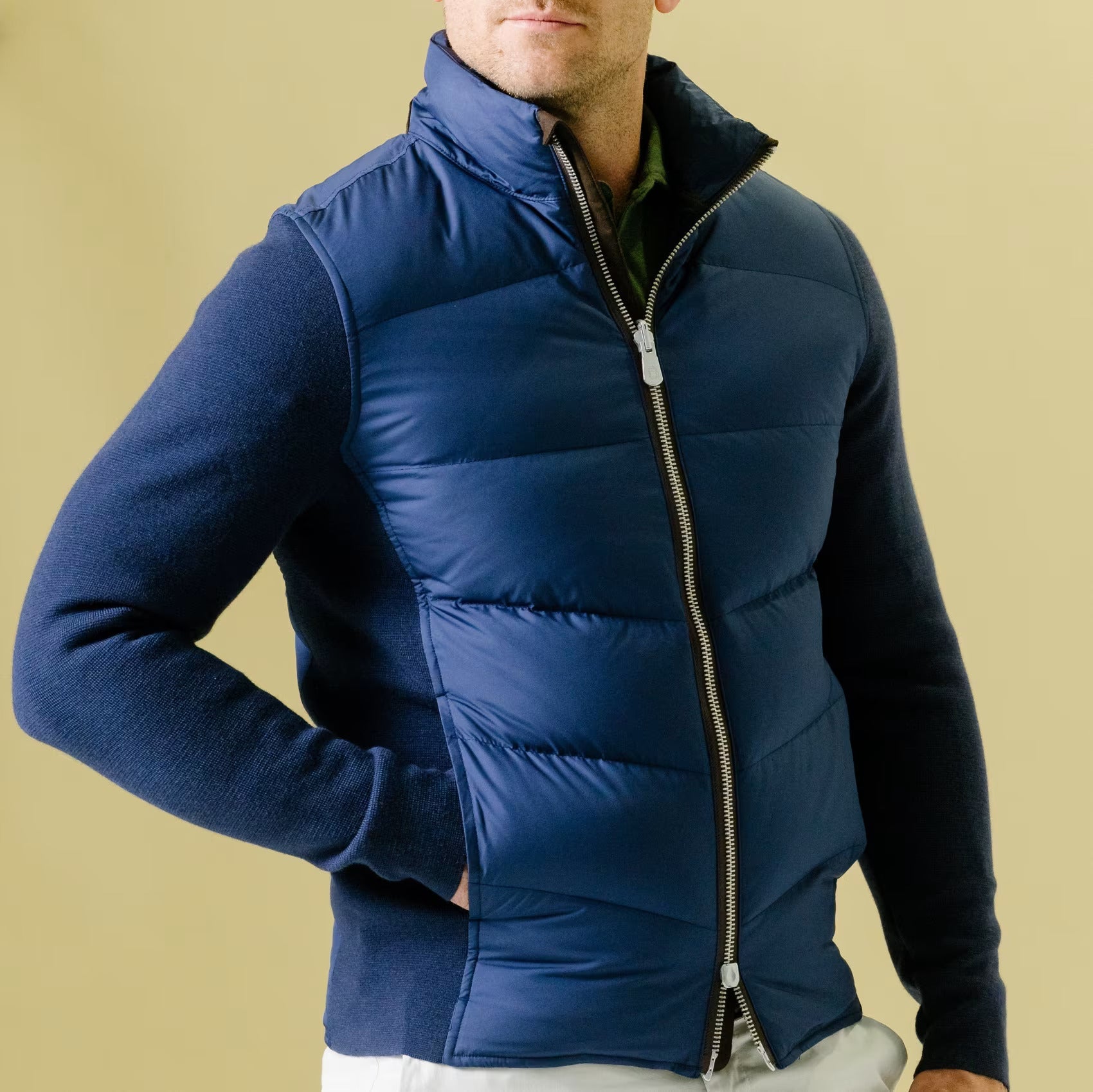 B. Draddy Wiley Down Sweater Jacket - Nauti – John Hyatt Clothing