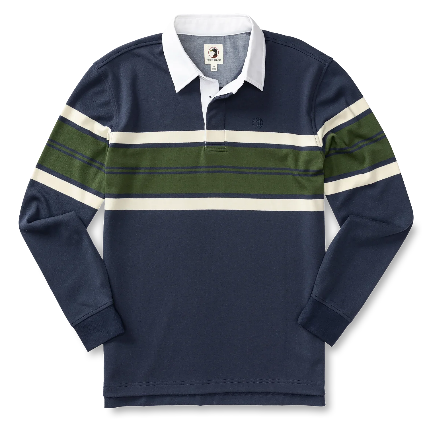 Duck Head Legacy Stripe Rugby Shirt - Navy – John Hyatt Clothing