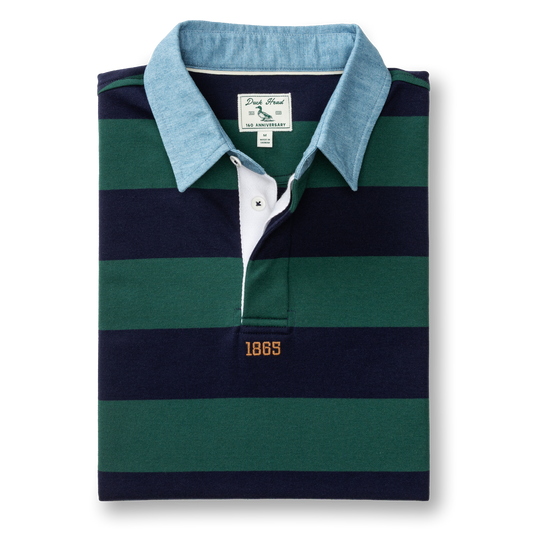 Duck Head 1865 Rugby Shirt - Forest Green – John Hyatt Clothing