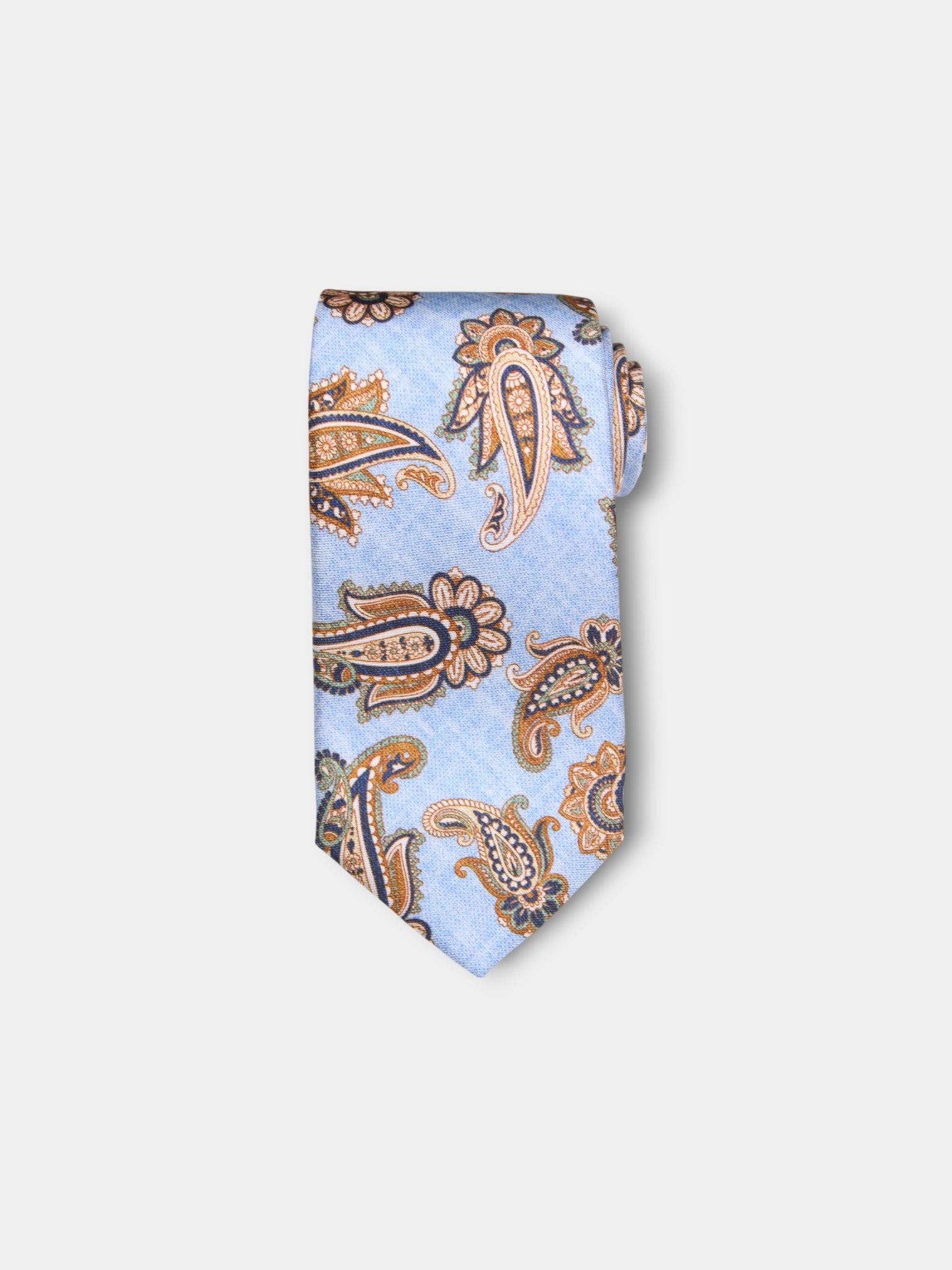 Paisley Tie | Light Blue – John Hyatt Clothing