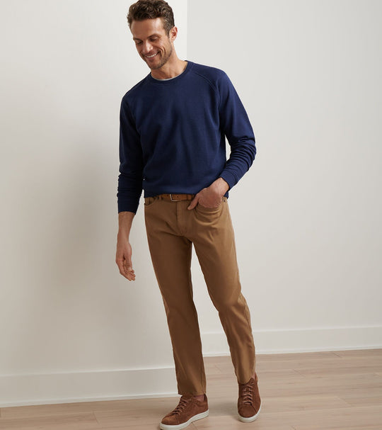 Peter Millar Signature Sateen Five-Pocket Pant - Rye – John Hyatt Clothing