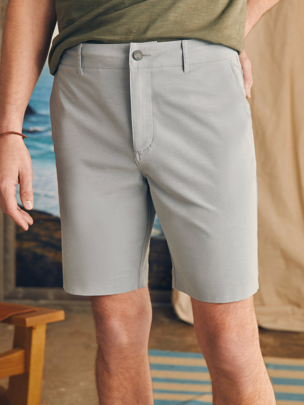 Faherty 9" All Day Shorts - Ice Grey – John Hyatt Clothing